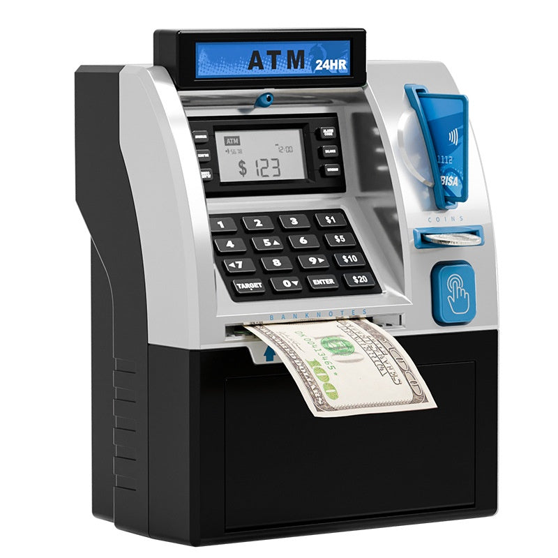 Kids ATM Savings Bank Toy with Card & PIN | Fun Money Learning ...